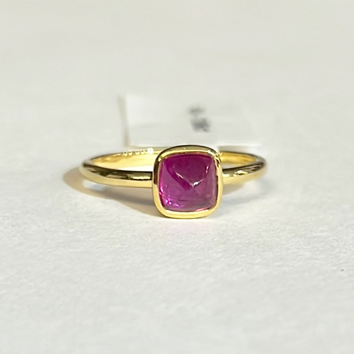 Cushion Cabochon Ruby Ring – AlexParkJewelry